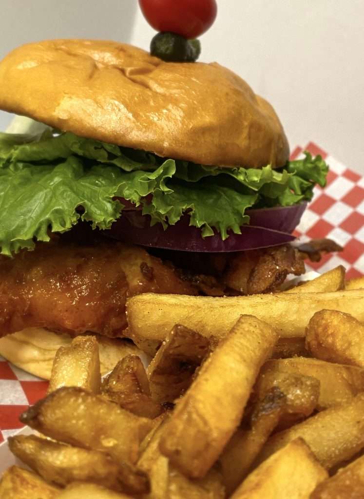 Cackalacky Fried Chicken Sandwich | Coastal Kitchen & Bar